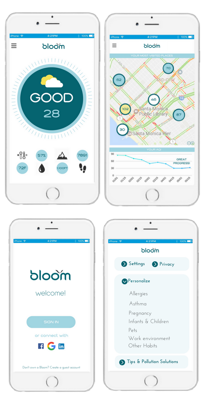Bloom е сензор за загадување на воздухот што може да го носите со вас ⋆ ...