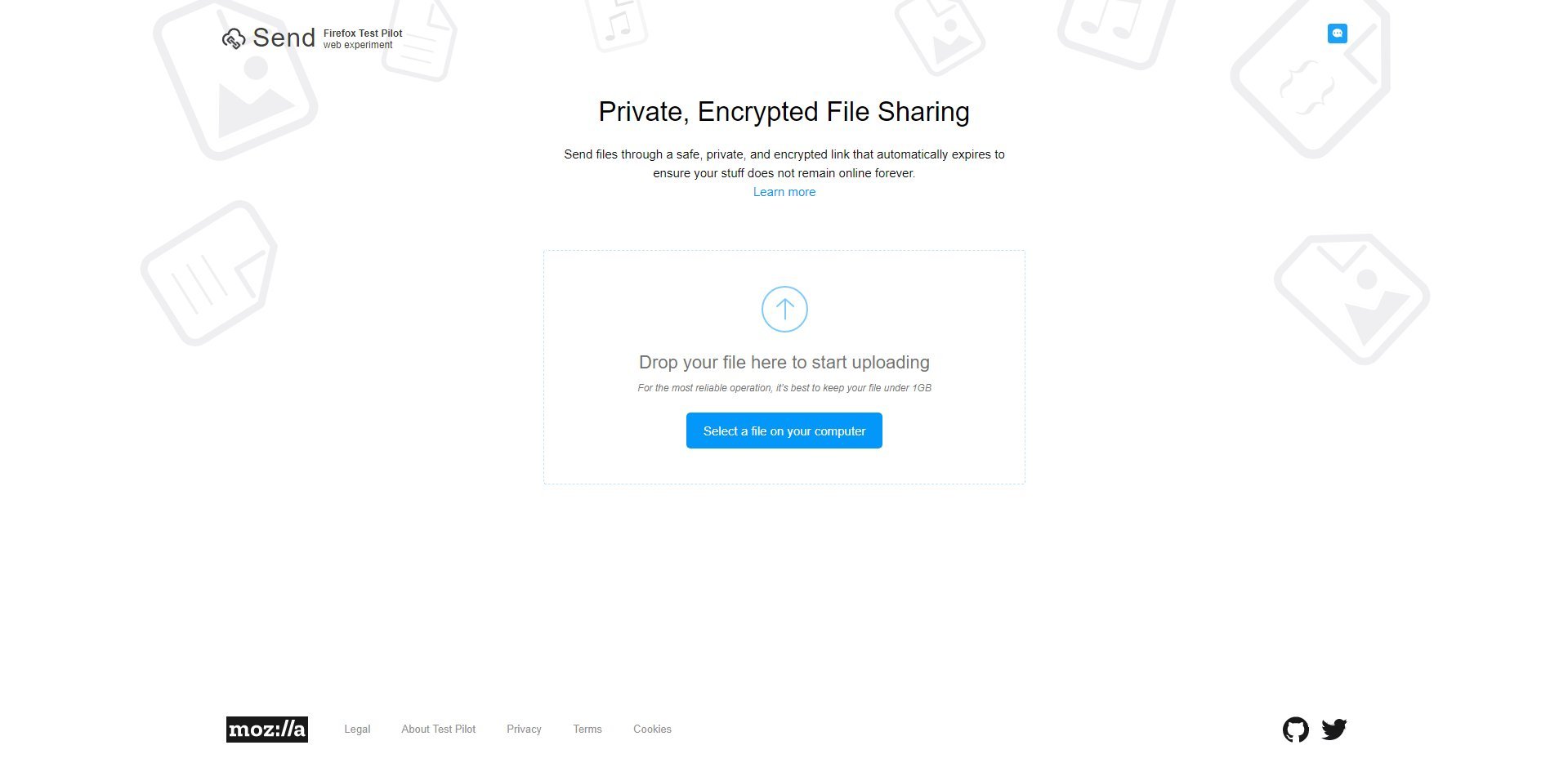 Споделувајте фајлови со новиот Send сервис на Mozilla ⋆ IT.mk